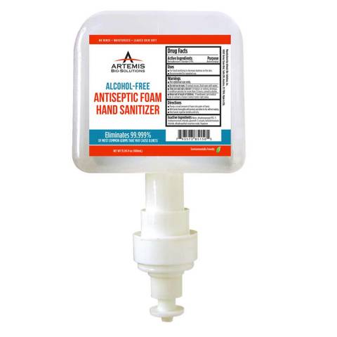 Artemis AHS5048 Alcohol-Free Antiseptic Foam Hand Sanitizer: 48/case ...